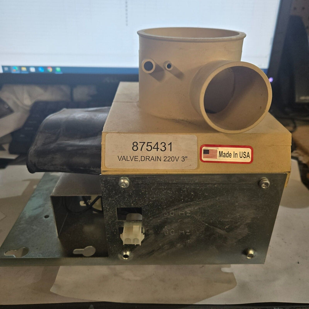 Wascomat 875431 Drain Valve – Leading Edge Laundry Equipment