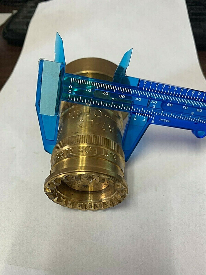 Fire Hose Nozzle, 1-1/2" Inlet Size, NST Thread Type, 60 gpm Flow Rate ...