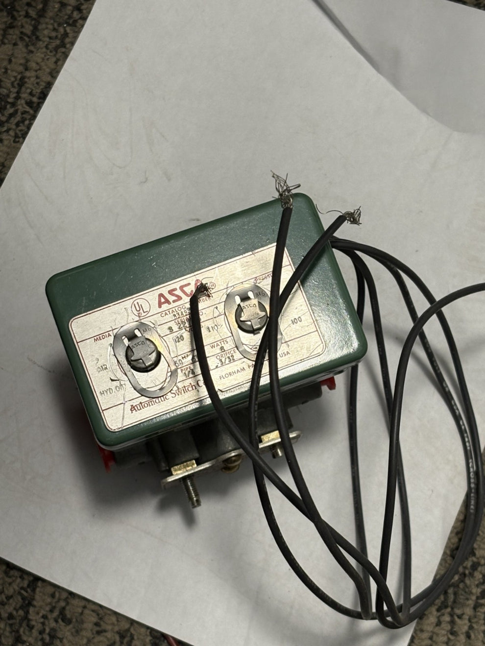 New ASCO Red-Hat Valves Solenoid Valve #83493 – Leading Edge Laundry ...