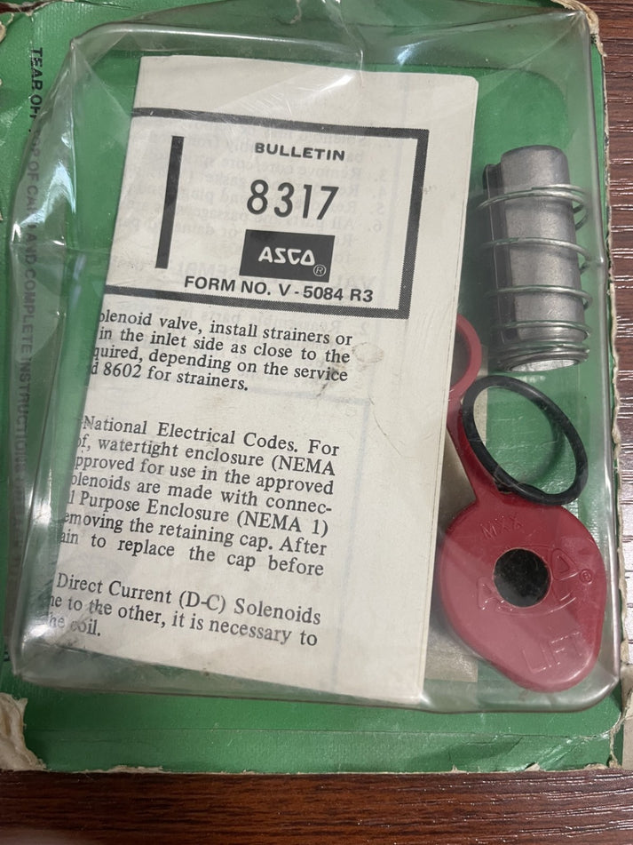 New Asco #170-209 rebuild Kit 8317 AC Coil Solenoid – Leading Edge ...
