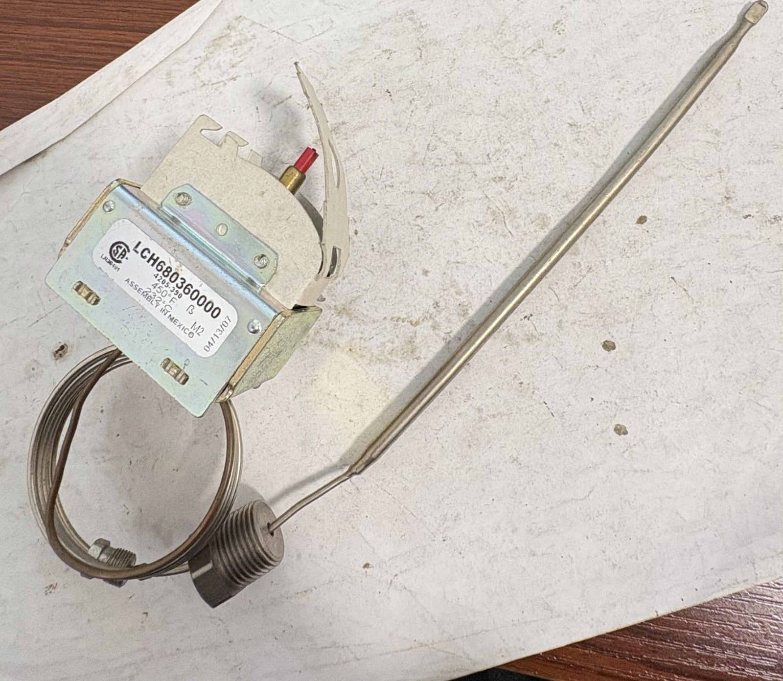 New Robertshaw Controls Company Temp Limit Switch #420-390 – Leading ...