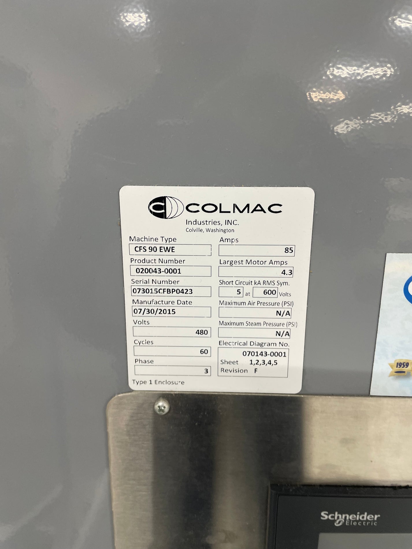 Colmac CFS 90 Steam Tunnel – Leading Edge Laundry Equipment